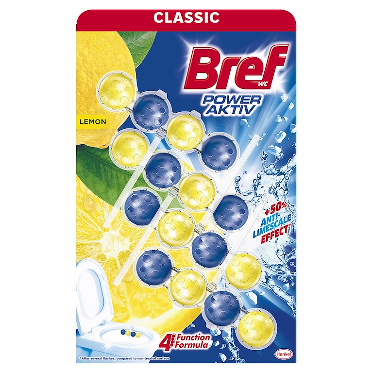 Osveživač WC Bref limun 4x50g