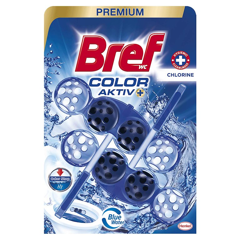 Osveživač WC Bref power active chlorine 2x50g