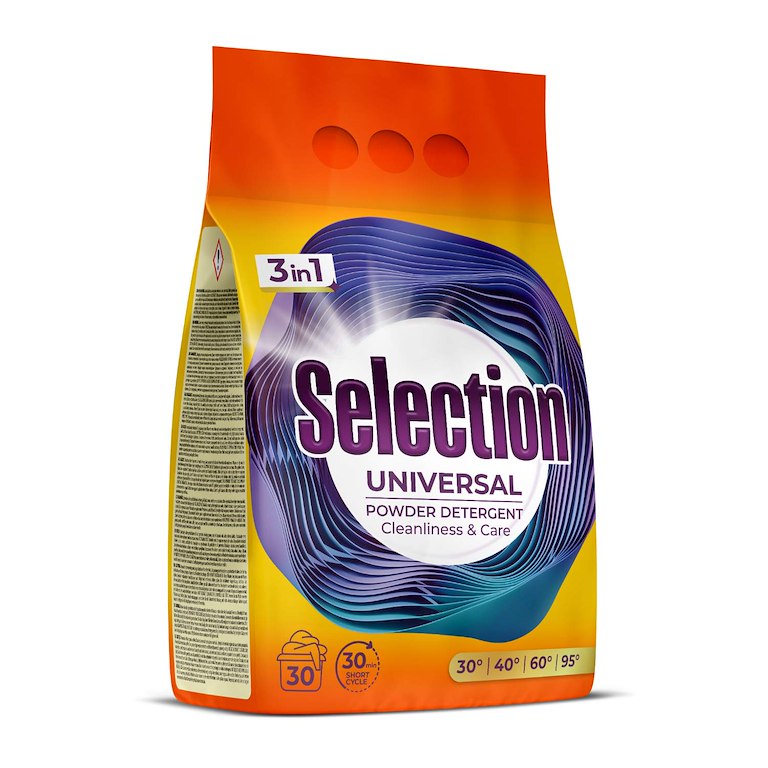 Deterdžent za veš prašak Universal 3kg Selection