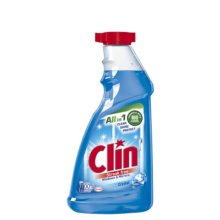 Sredstvo za staklo crystal bez pumpice 500ml Clin