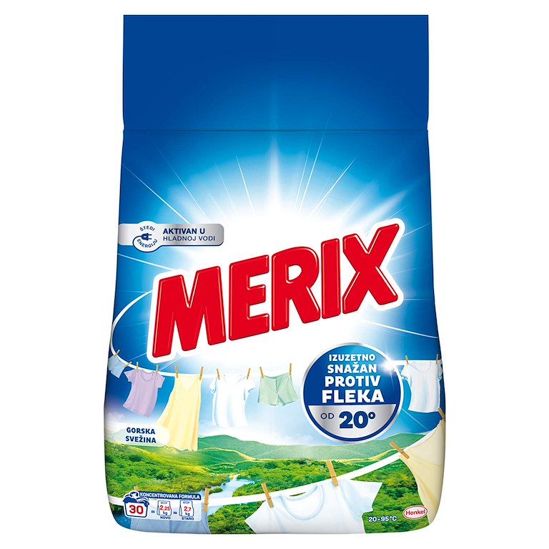 Deterdžent za veš prašak Gorska svežina 2,25kg Merix