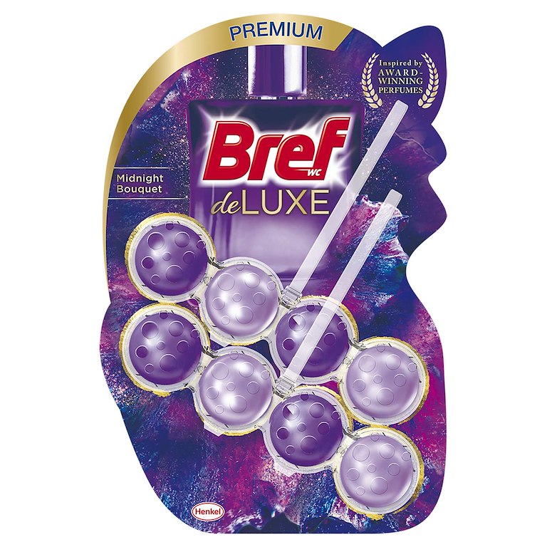 Osveživač WC Bref deluxe bouquet 2x50g