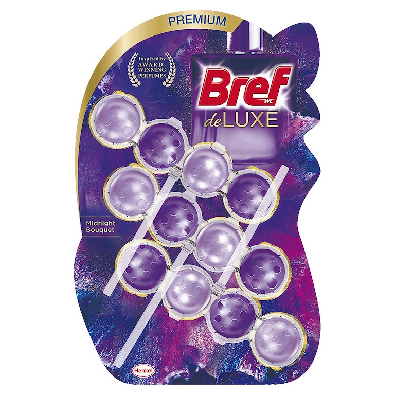Osveživač WC Bref deluxe bouquet 3x50g