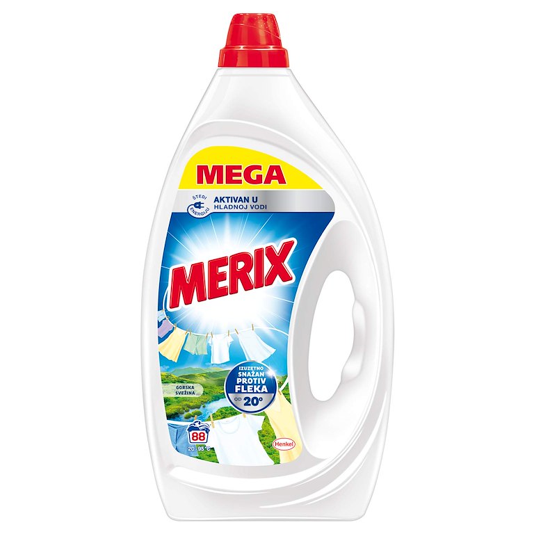 Deterdžent gel Mountain Fresh 88 pranja 3,96l Merix