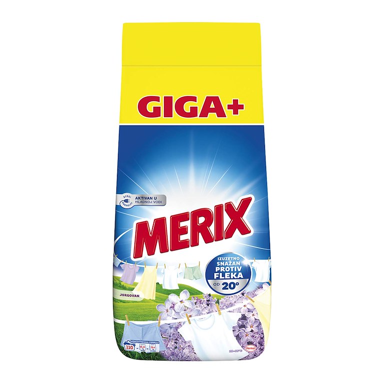 Deterdžent za veš prašak Lilac 110 pranja 8,25kg Merix