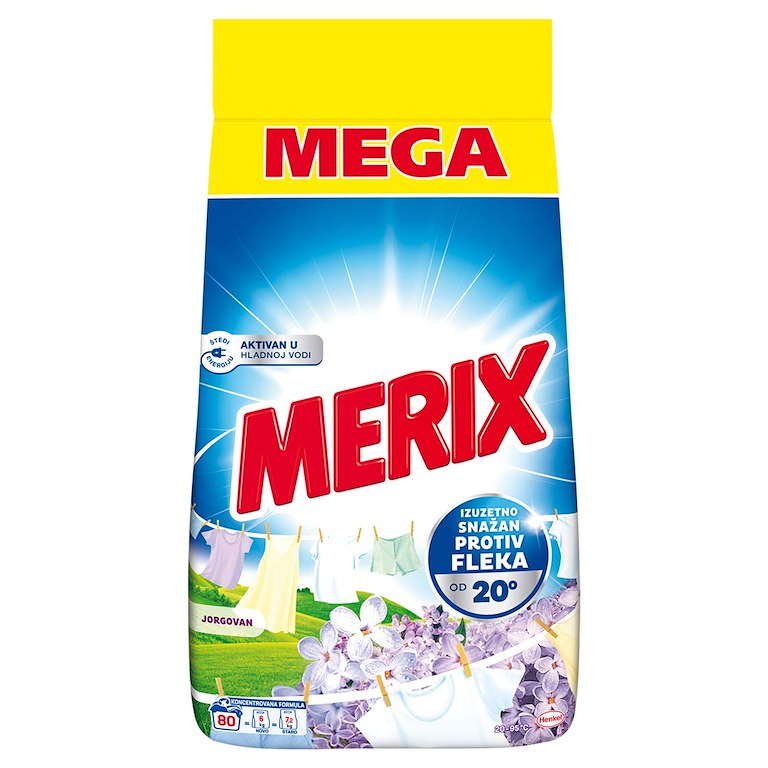 Deterdžent za veš prašak Lilac 6kg Merix