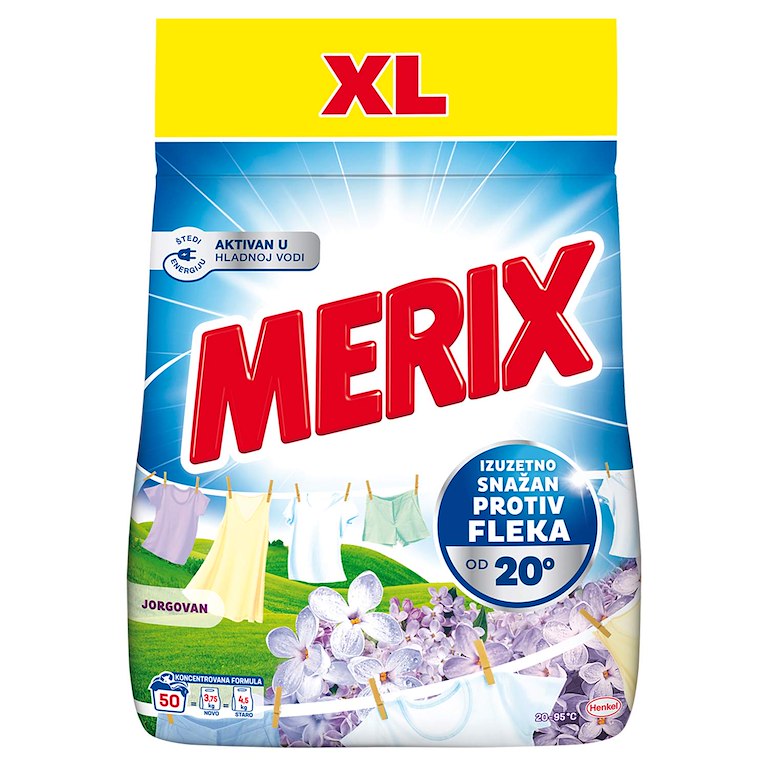 Deterdžent za veš prašak Lilac 3,75kg Merix