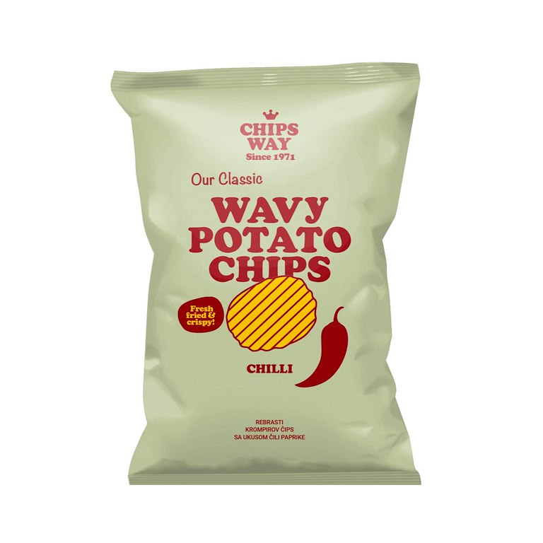 Čips čačanski čili 150g Chips Way