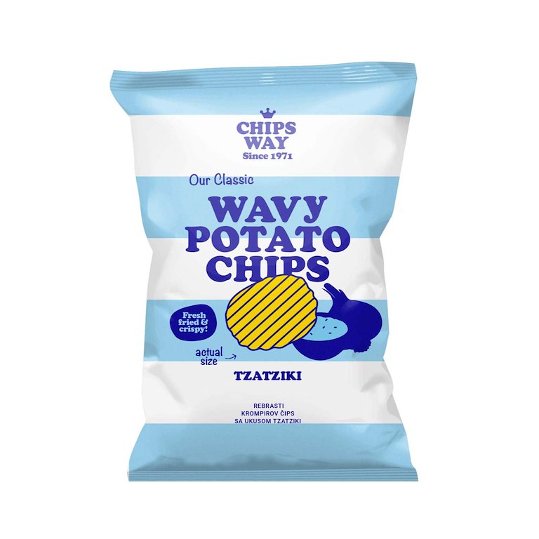 Čips potato tzatziki 150g Chips Way