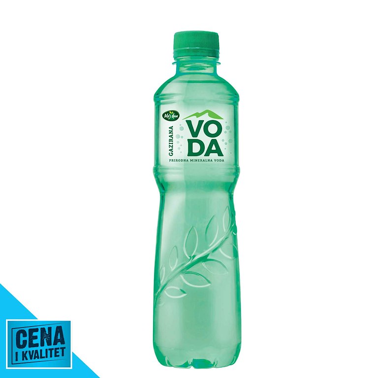 Voda gazirana 0,5l Moj Dan