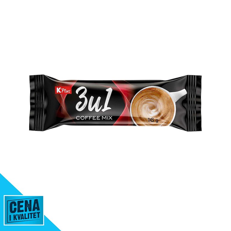 Kafa instant 3u1 16g K Plus