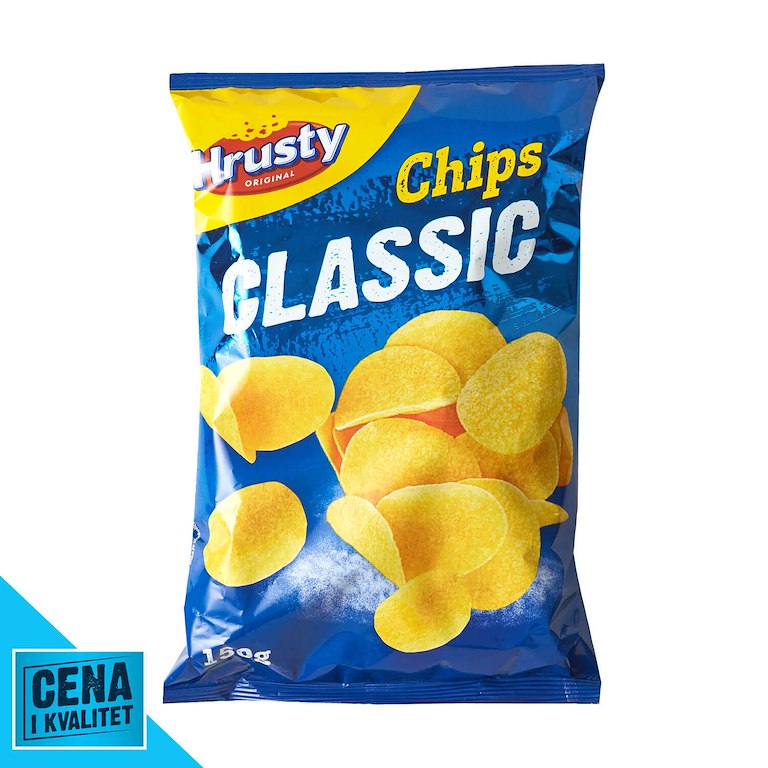 Čips slani 150g Hrusty