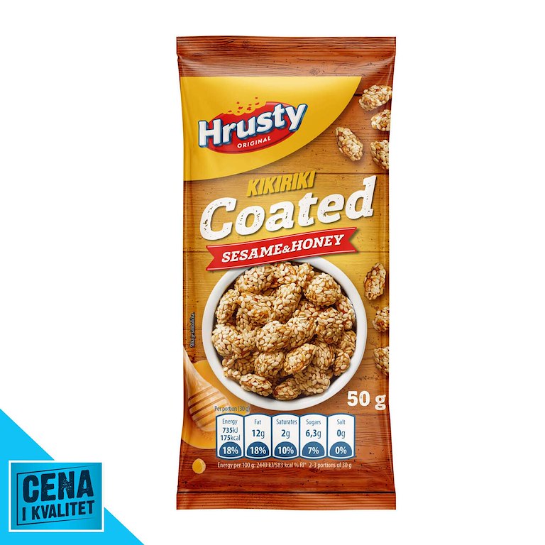 Kikiriki sa medom i susamom 50g Hrusty