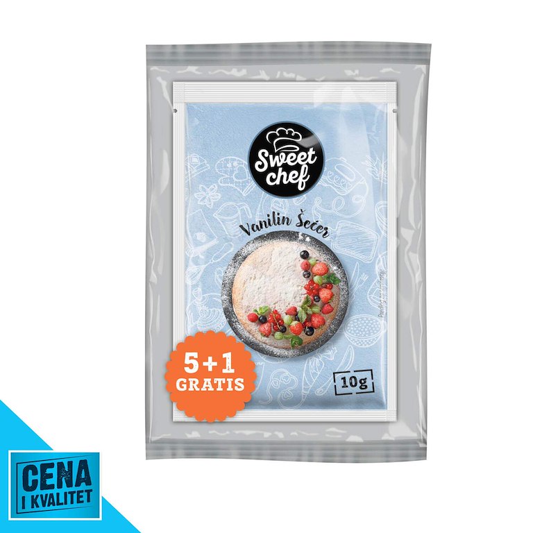 Vanilin šećer 5+1 gratis 60g Sweet Chef