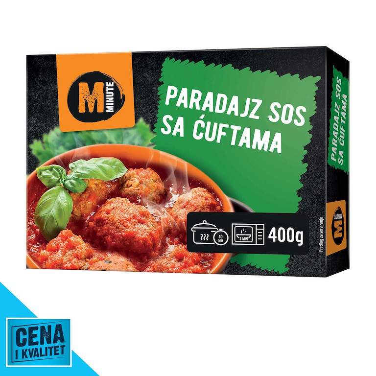 Paradajz sos sa ćuftama gotovo jelo 400g Minute