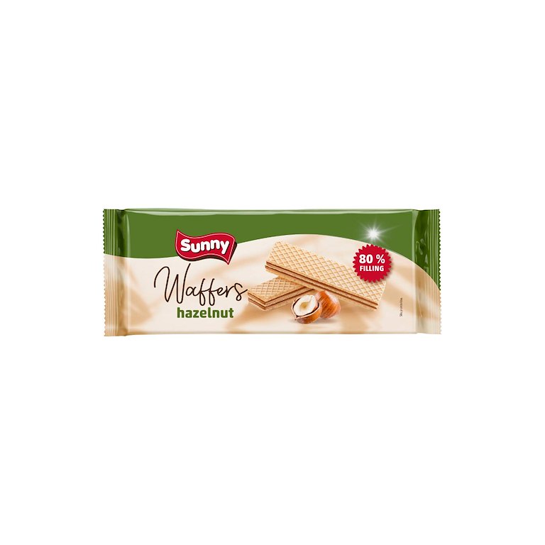 Napolitanke lešnik 170g Sunny