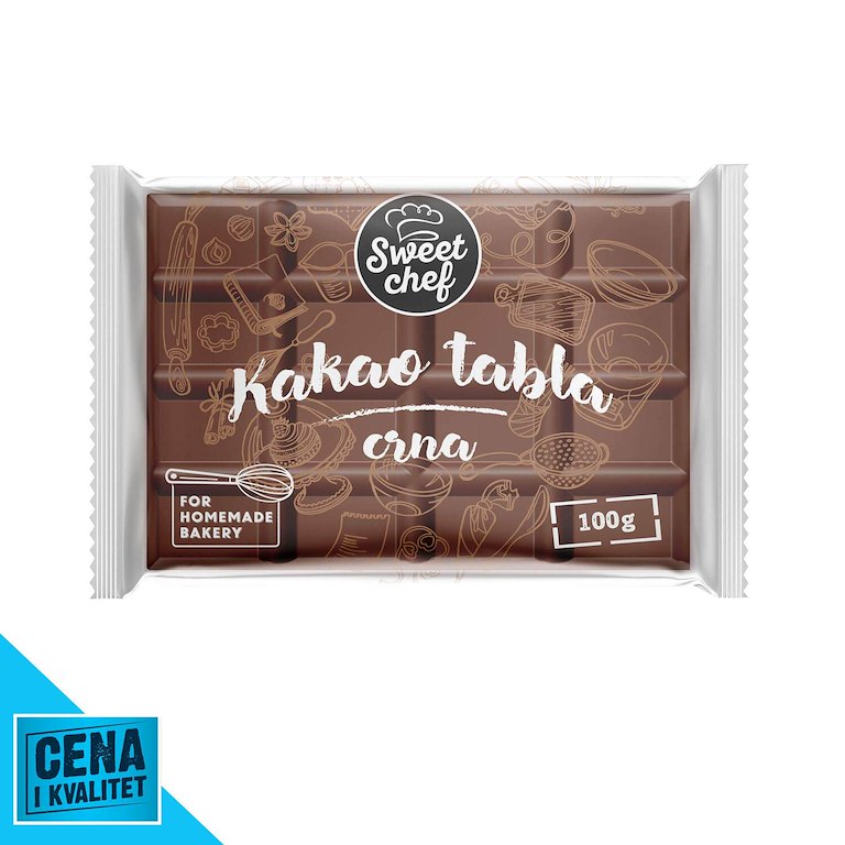 Kakao tabla crna 100g Sweet Chef