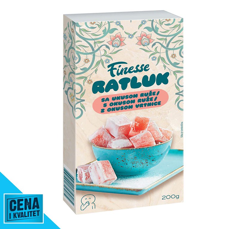 Ratluk ruža 200g Finesse