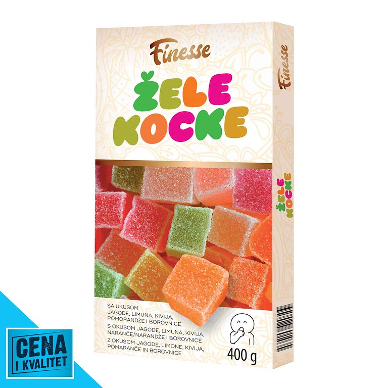 Žele kocke 400g Finesse