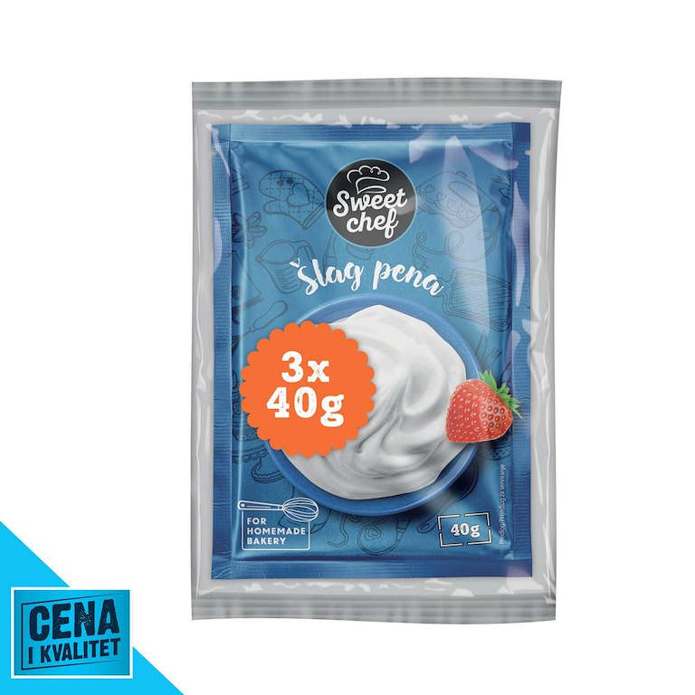 Šlag pena 3x40g Sweet Chef