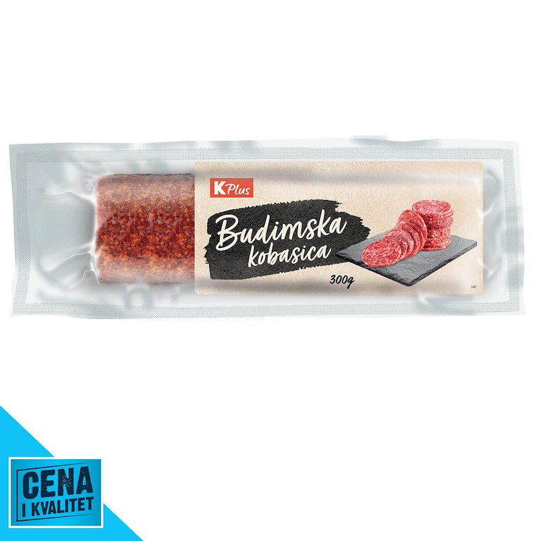 Kobasica budimska vakum 300g K Plus
