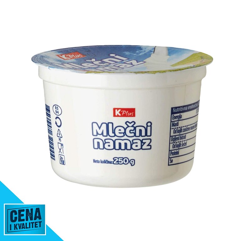 Namaz mlecni 250g K Plus