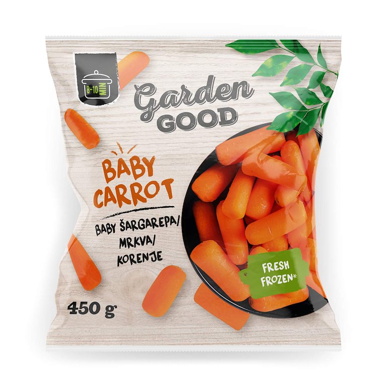 Smrznuta baby šargarepa 450g Garden Good