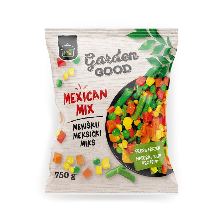 Smrznuto povrće meksički mix 750g Garden Good