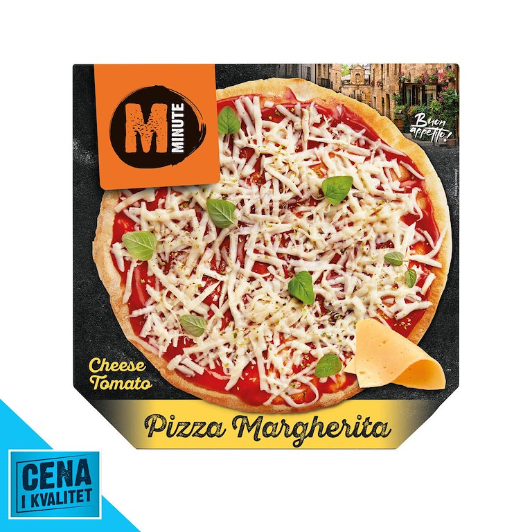 Pizza Margherita smrznuta 360g Minute