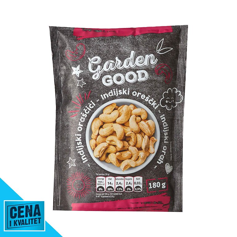 Indijski orah sirovi 180g Garden Good