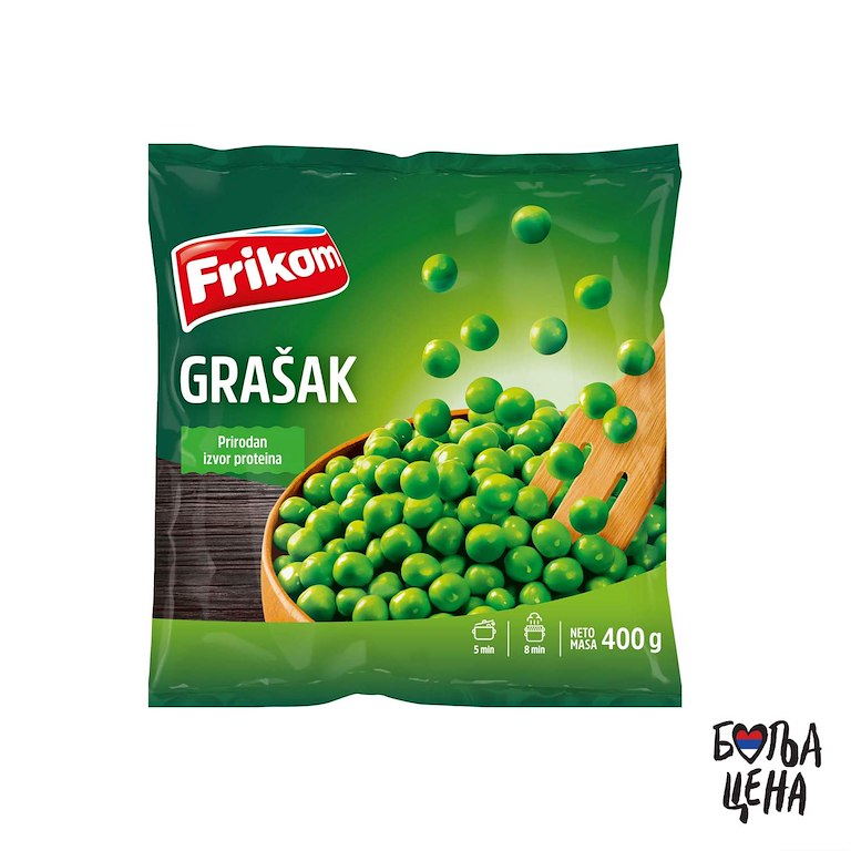 Grašak smrznut 400g Frikom