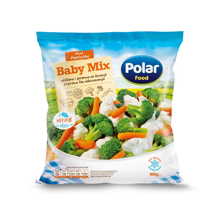 Smrznuto povrće baby mix 400g Polar Food