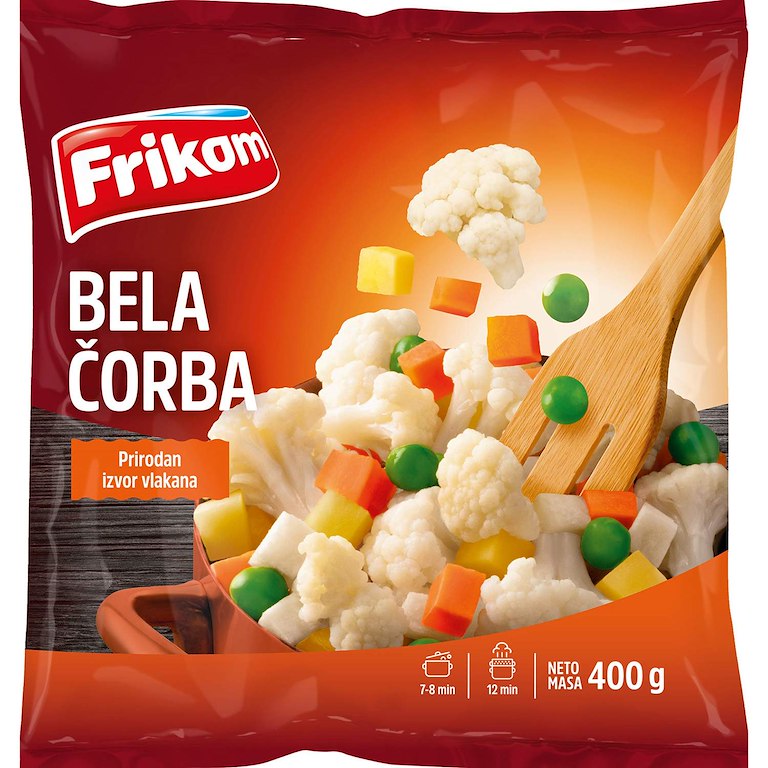 Smrznuto povrće za belu čorbu 400g Frikom