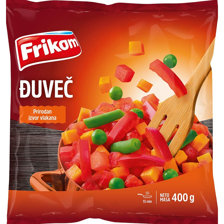 Smrznuto povrće đuveč 400g Frikom