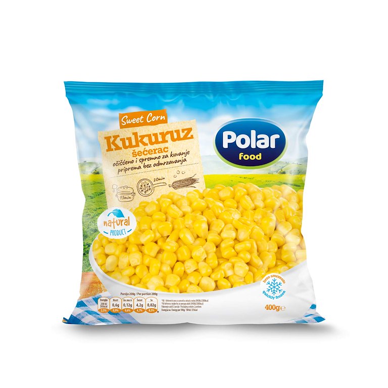 Kukuruz šećerac smrznut 400g Polar Food