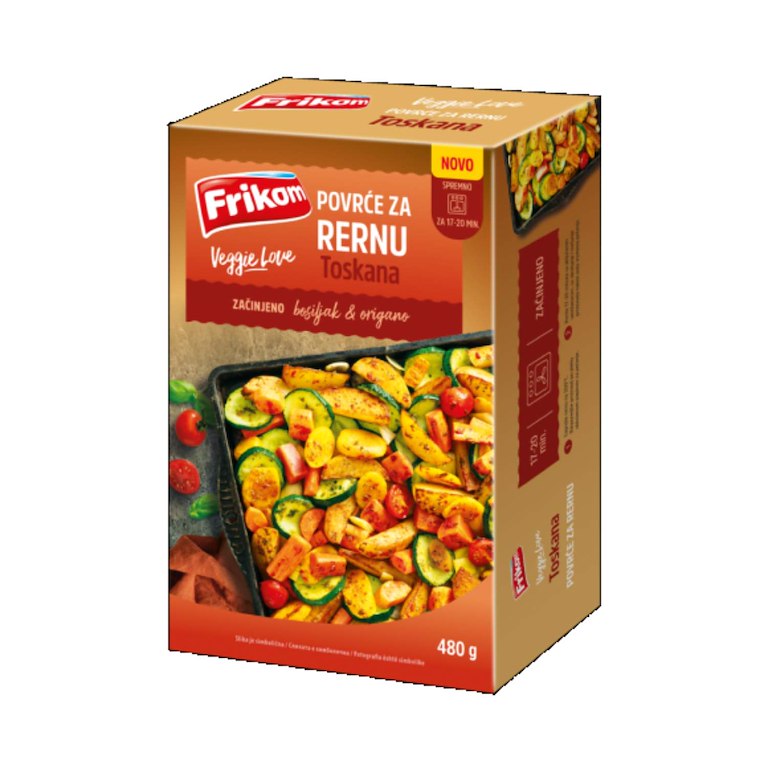 Smrznuto povrće toskana 480g Frikom