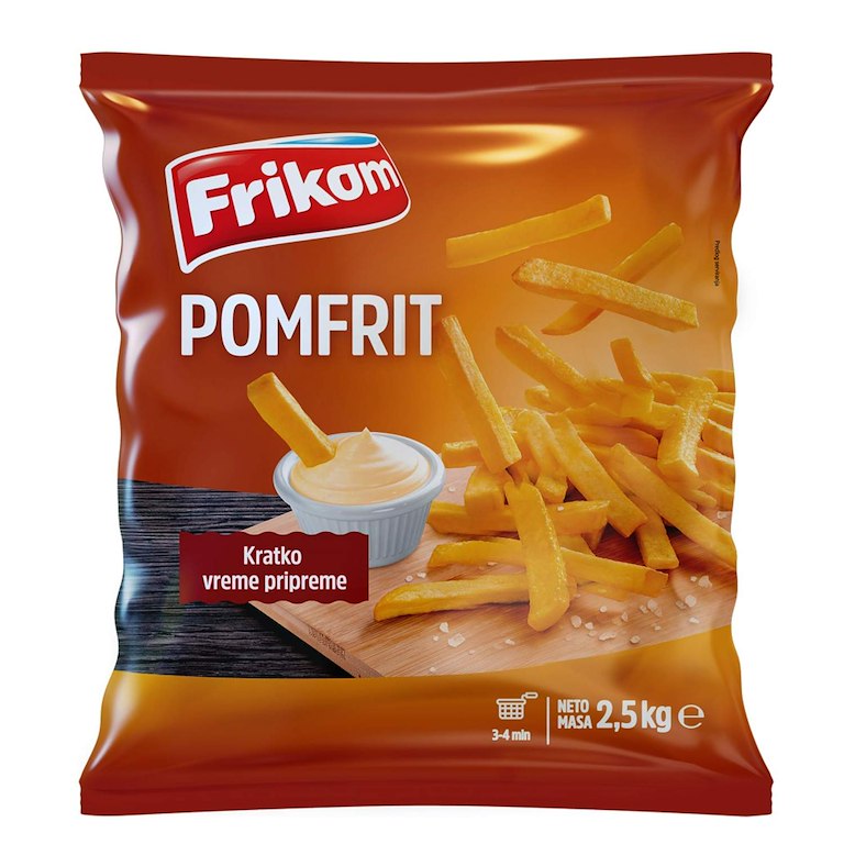 Pomfrit smrznut 2500g Frikom