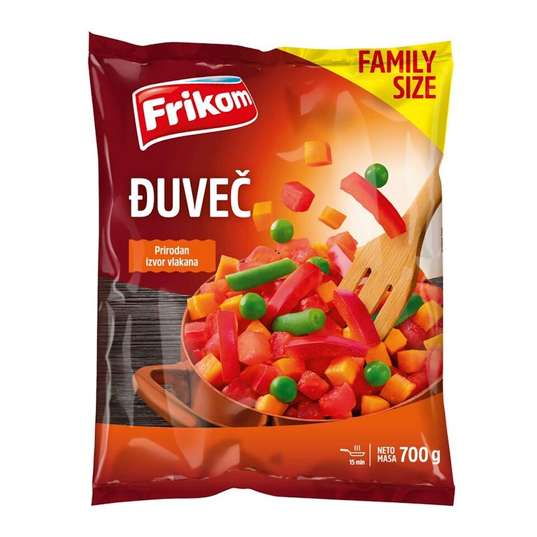 Smrznuto povrće đuveč 700g Frikom