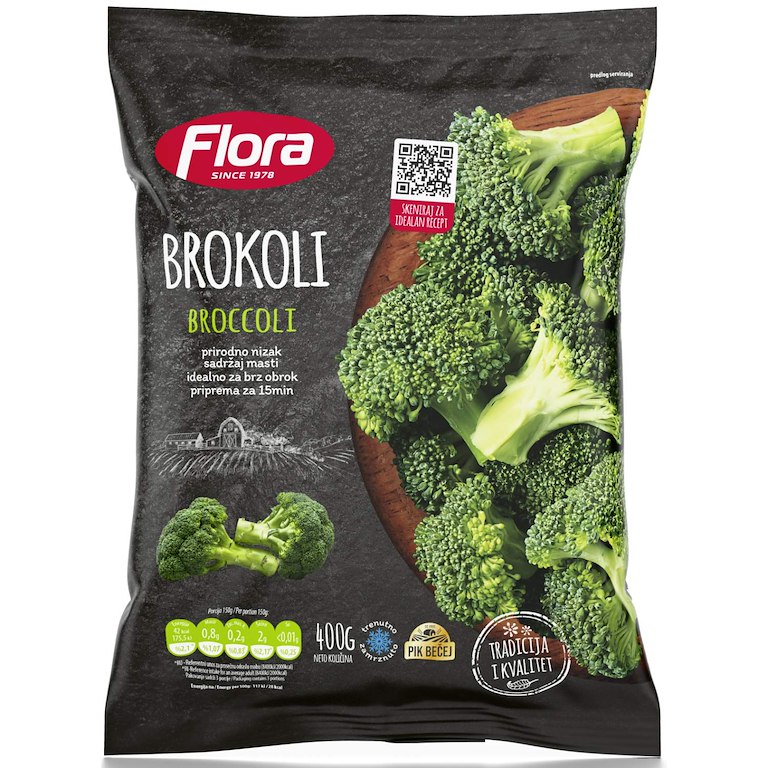 Brokoli smrznut 400g Flora