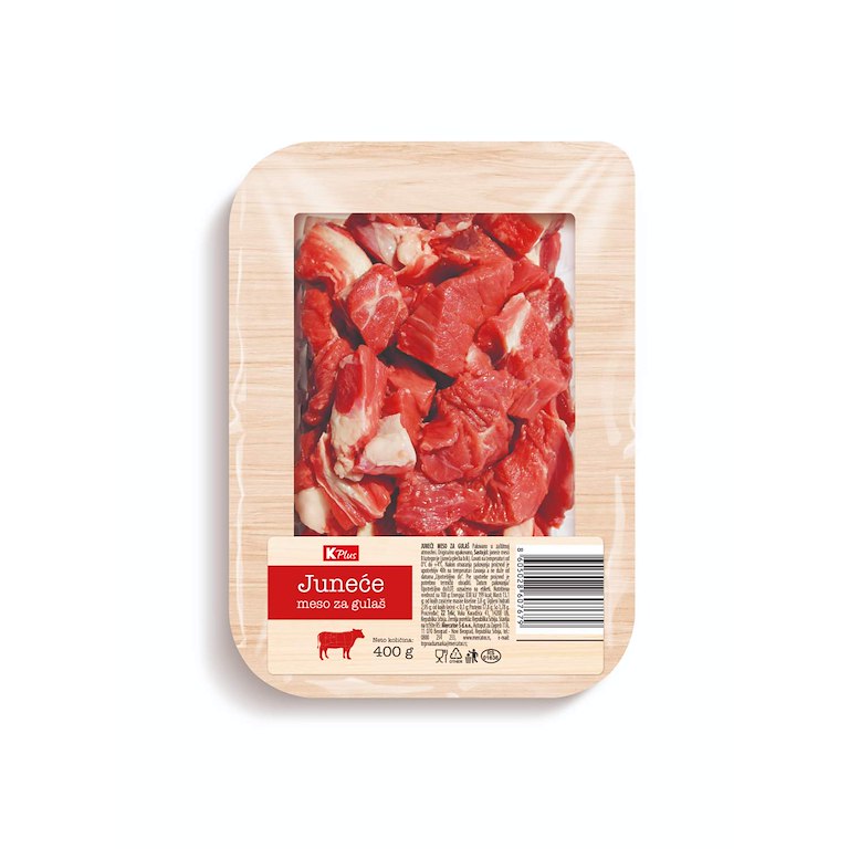 Juneće meso za gulaš 400g K Plus