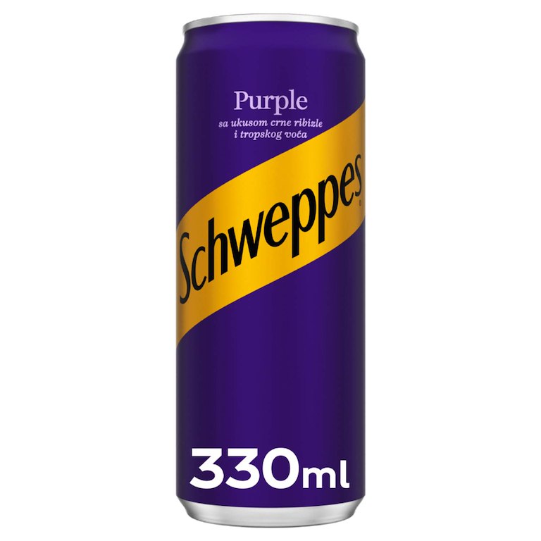 Schweppes Purple 0.33l limenka