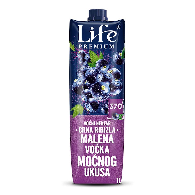 Sok crna ribizla premium 1l Life