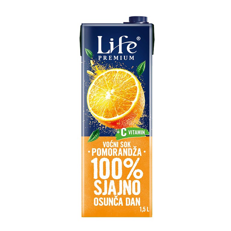 Sok pomorandža premium 100% 1,5l Life