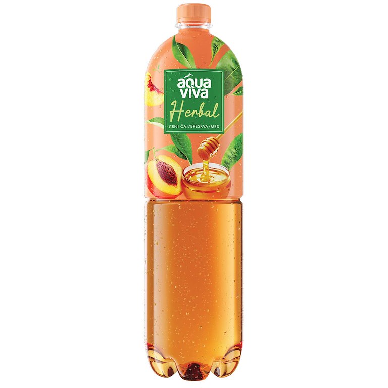 Ledeni čaj herbal breskva 1.5l Aqua Viva