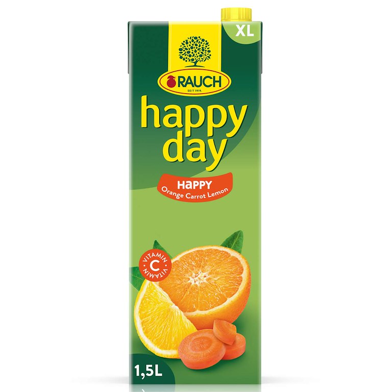 Sok pomorandža šargarepa limun 1,5l Happy Day