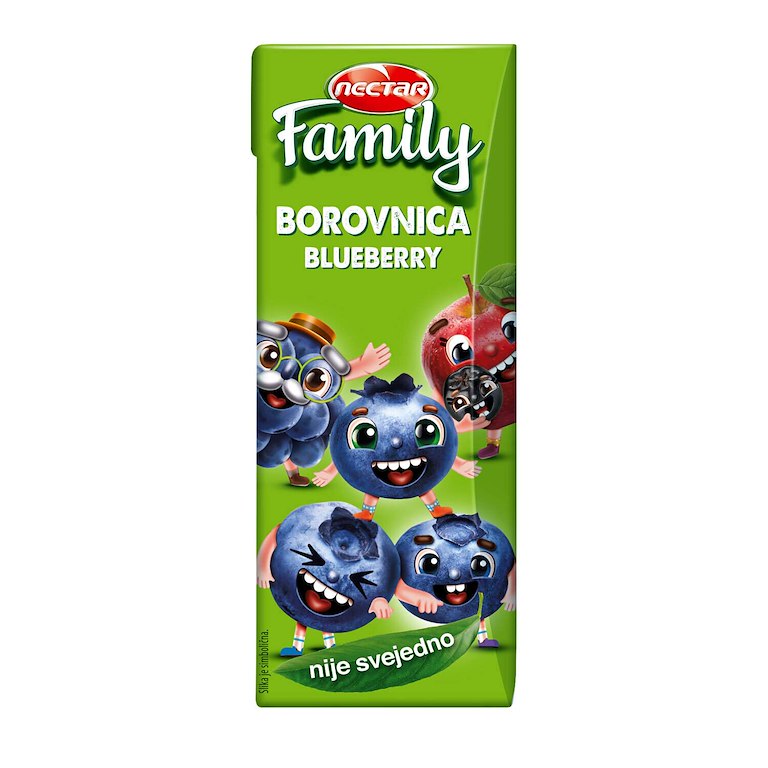 Sok borovnica 0.2l Family