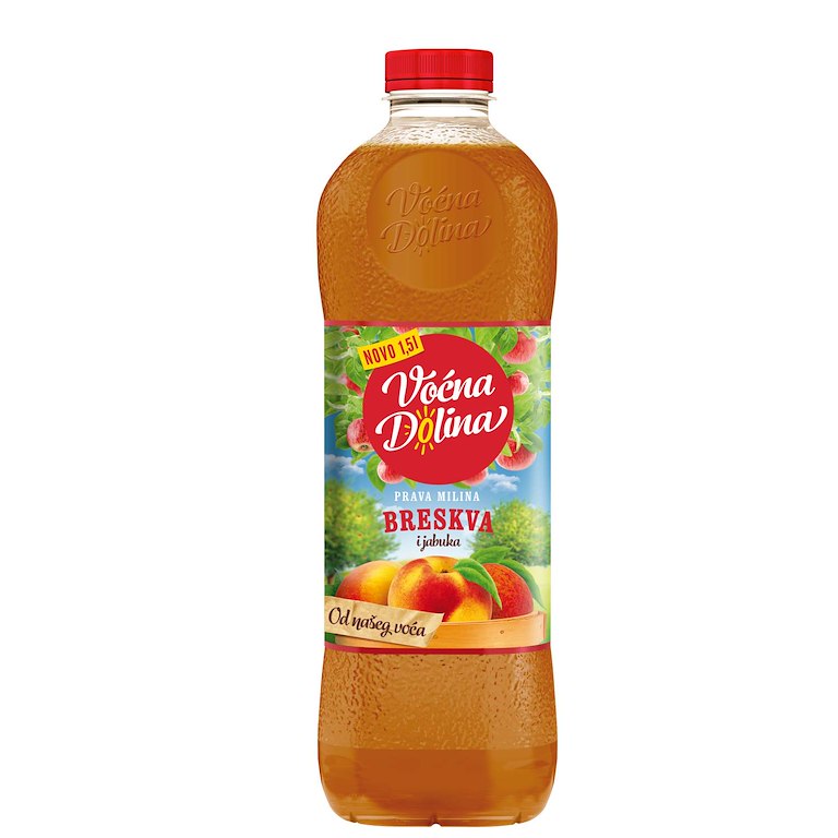 Sok breskva i jabuka 1,5l Voćna Dolina