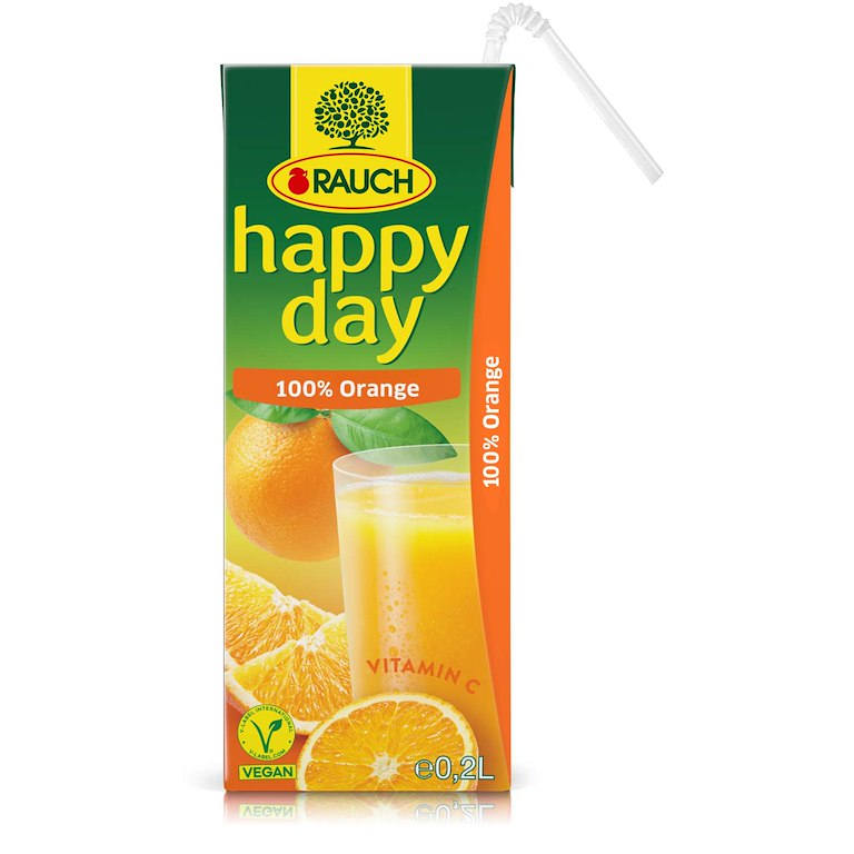 Sok pomorandža 100% 0,2l Happy Day