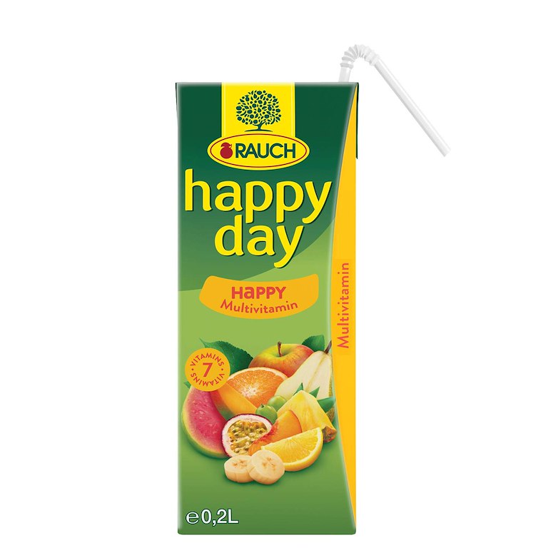 Sok multivitamin žuti 0,2l Happy Day