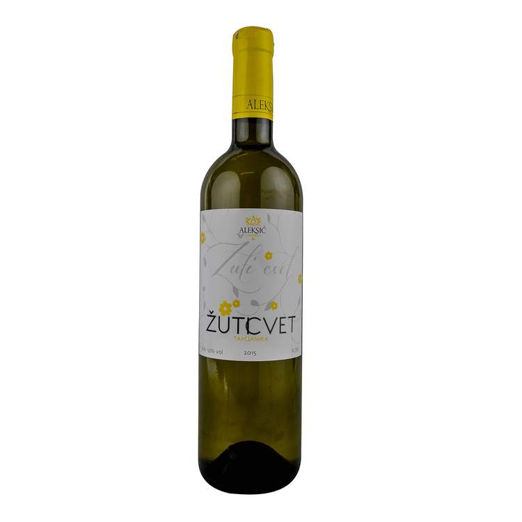 Vinarija Aleksic Žuti Cvet Tamjanika belo vino 0,75l